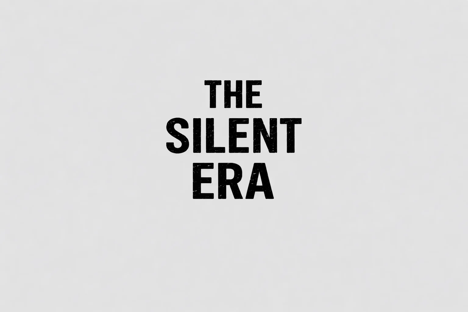 The Silent Era: How Early Filmmakers Learned to Tell Stories (1895–1929 ...